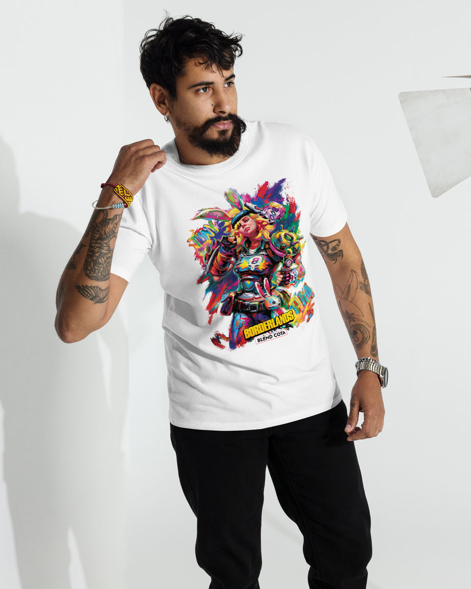 Borderlands® Tiny Tina Men's cotton tee - Blend Cota Studios