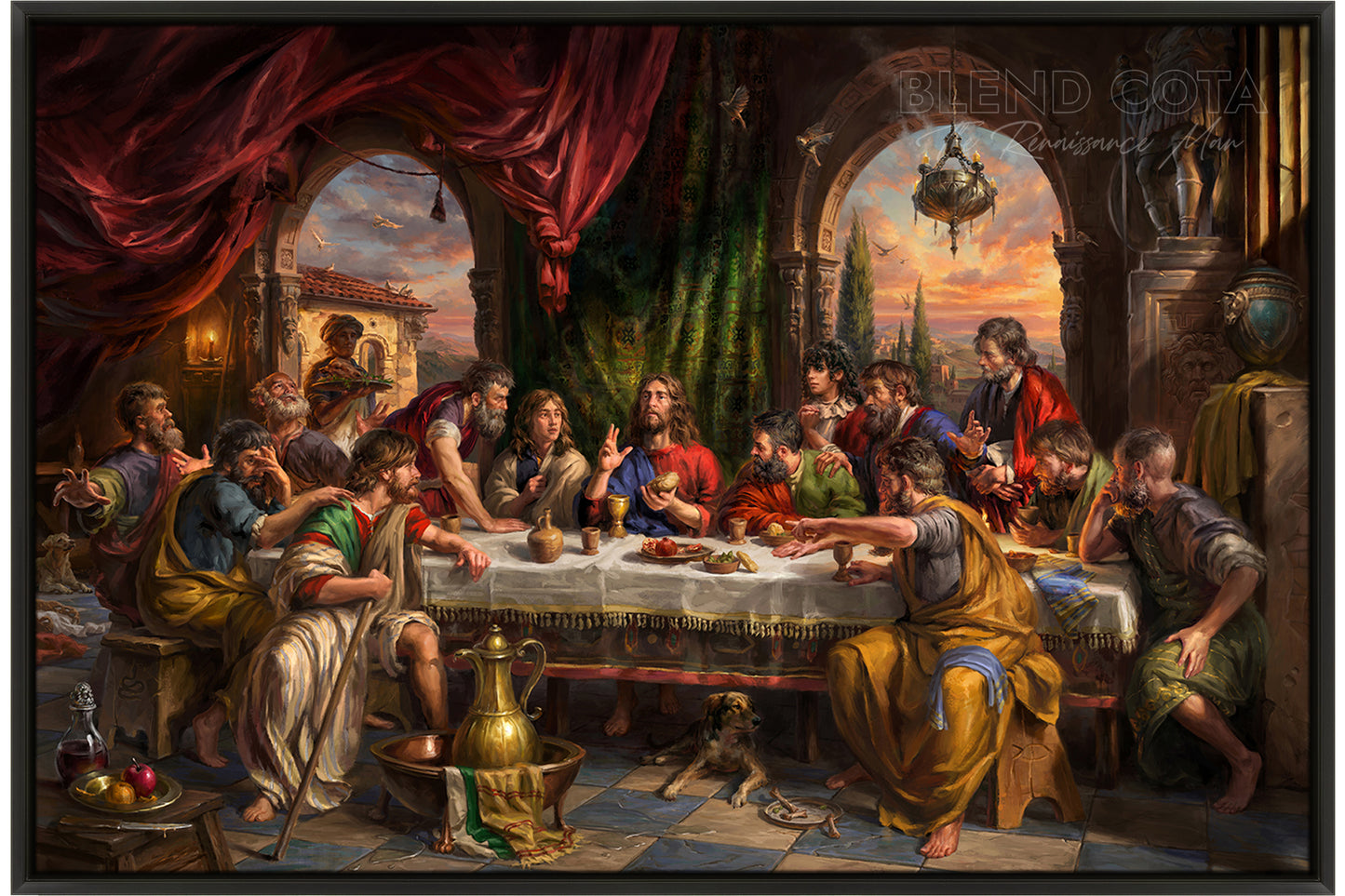 The Last Supper (Limited Edition Canvas) - Blend Cota Studios