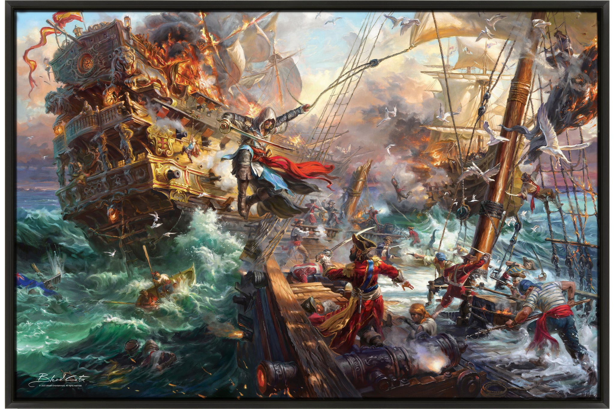 Assassin's Creed® Black Flag (Limited Edition Canvas) - Blend Cota Studios