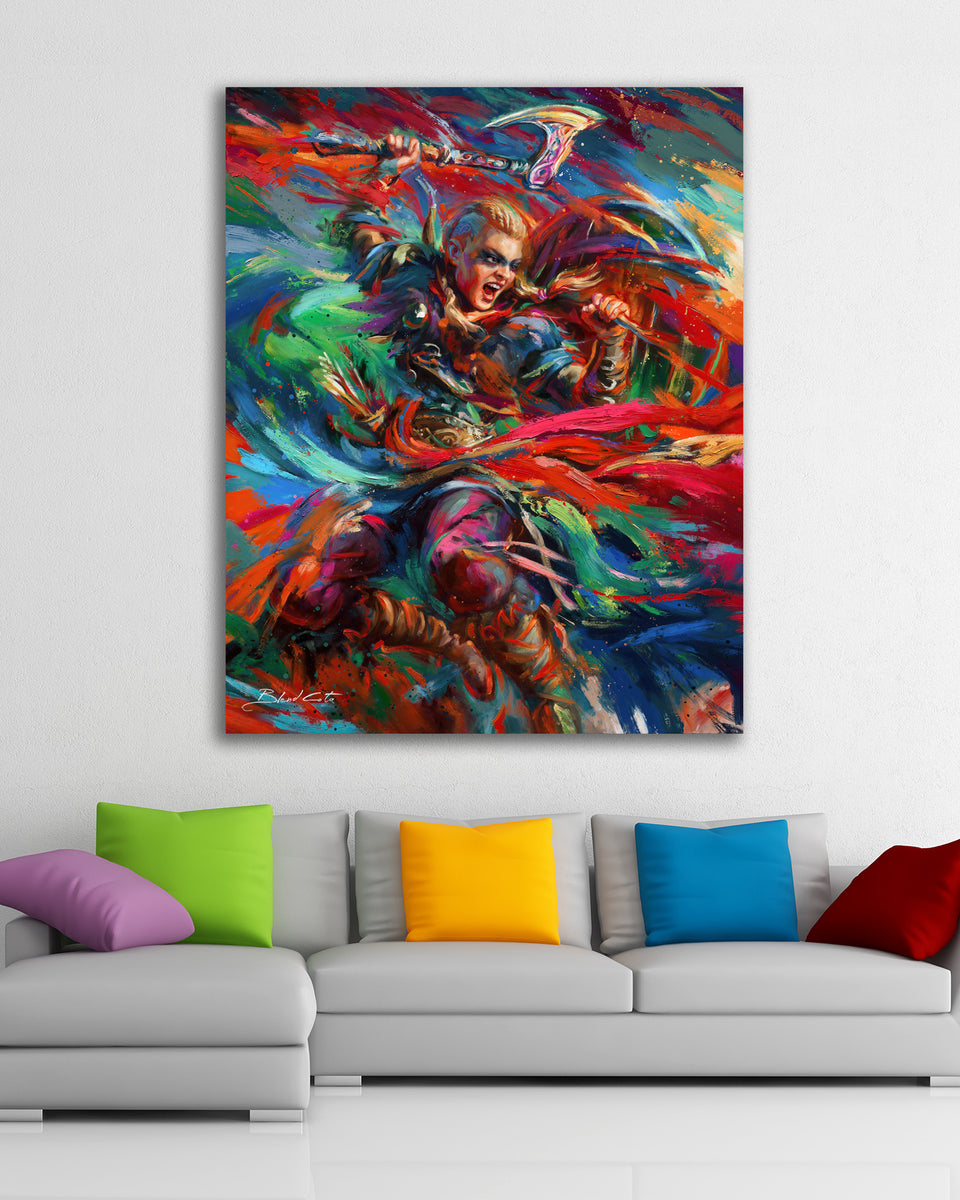 Assassin's Creed® Valhalla Eivor Varinsdottir (Original Painting ...