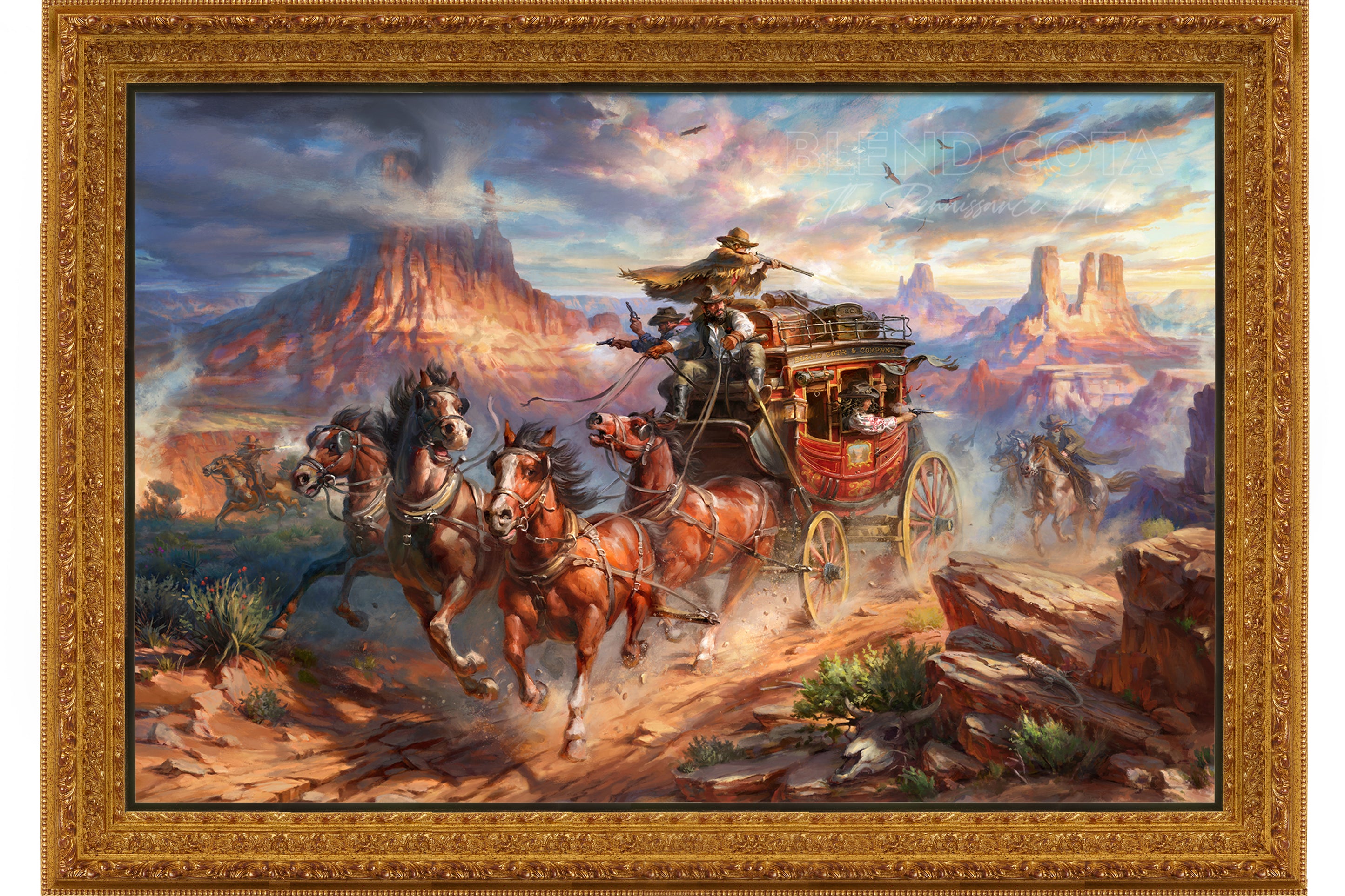 The Wild West (Original Painting) - Blend Cota Studios