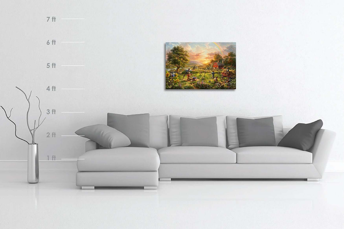 America's Favorite Past Time (Original Painting) - Blend Cota Studios