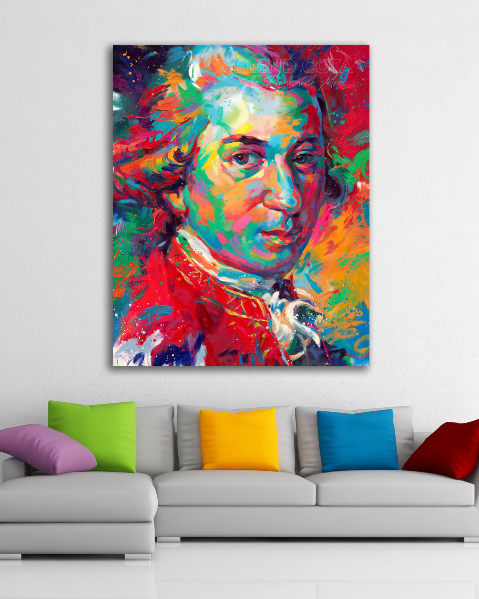Mozart - Requiem Unfinished (Original Paintings) - Blend Cota Studios